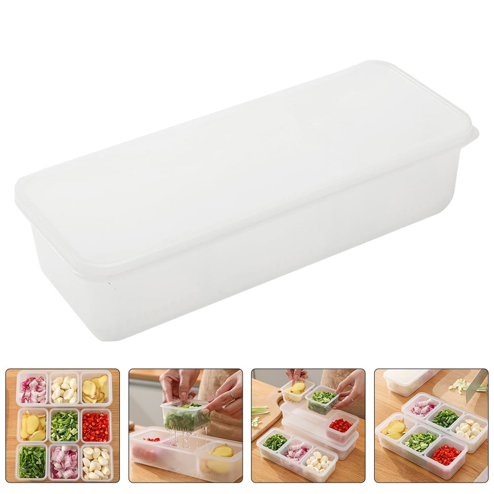 HEANUJJ 2Pcs Stackable Freezer Storage Containers for Kitchen and ...