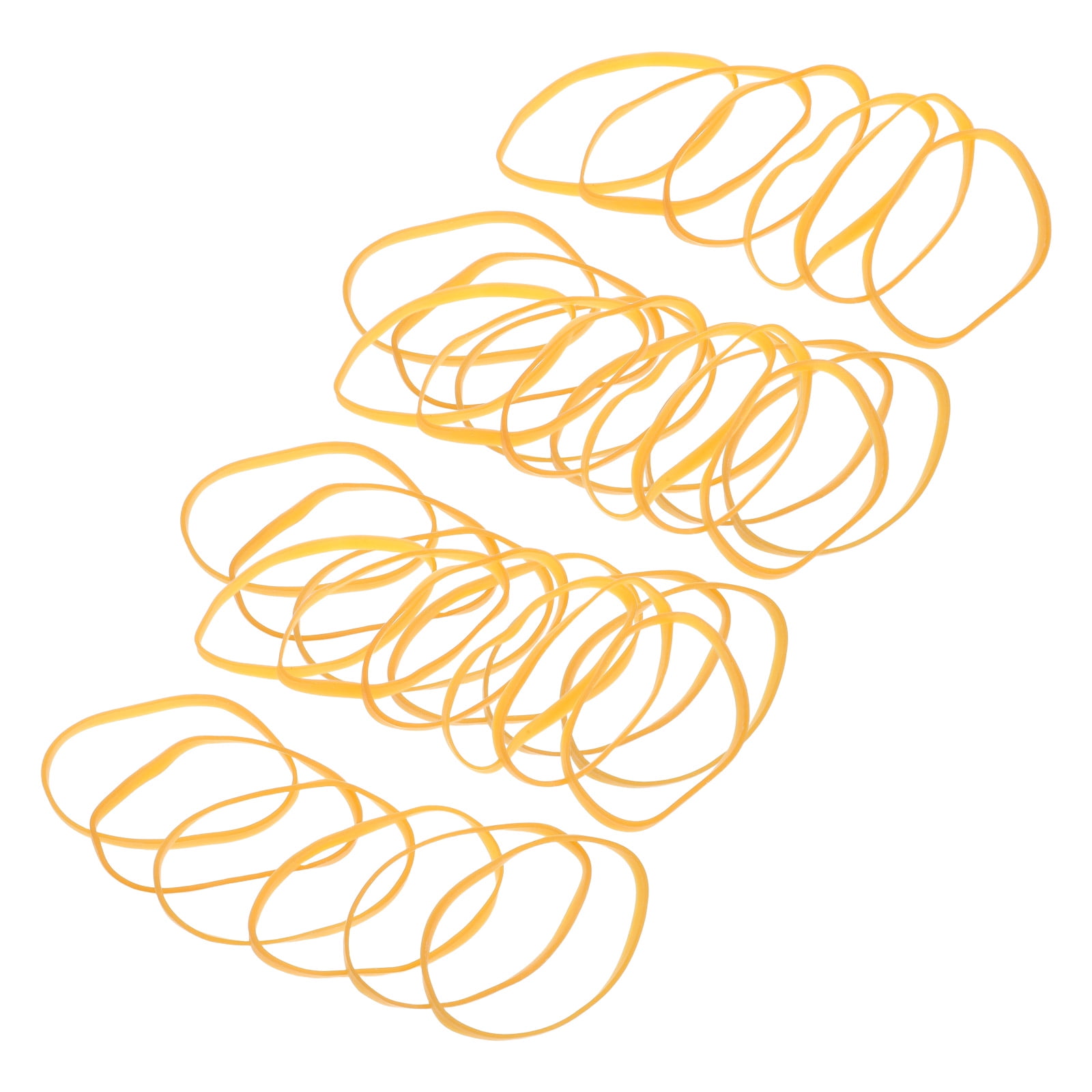 HEANUJJ 300Pcs Yellow Extra Wide Elastic Bands Strong Thick Rubber ...