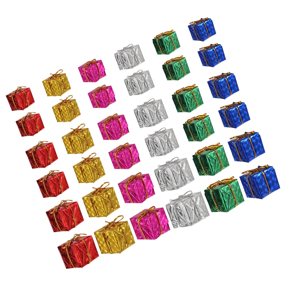 HEANUJJ 36Pcs Present Box Decorations Assorted Color present Box Shape ...