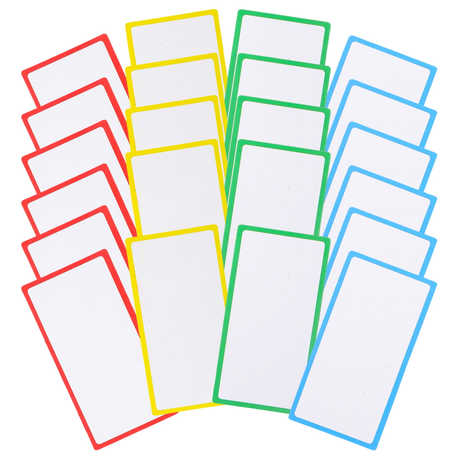 HEANUJJ 36Pcs Assorted Color Magnetic Dry Erase Labels Reusable ...