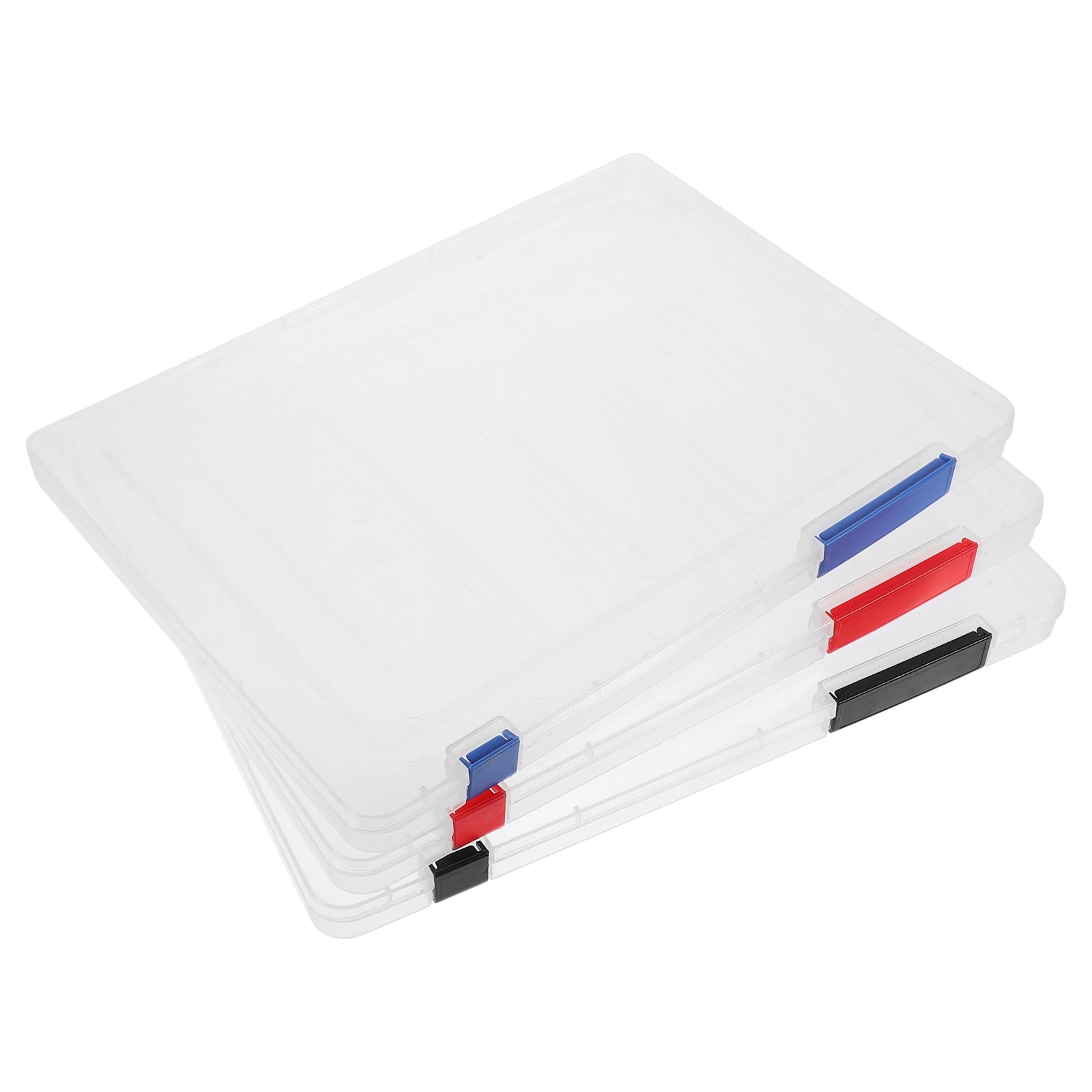 HEANUJJ A4 Document Box Assorted Color PP Stackable for Home File ...