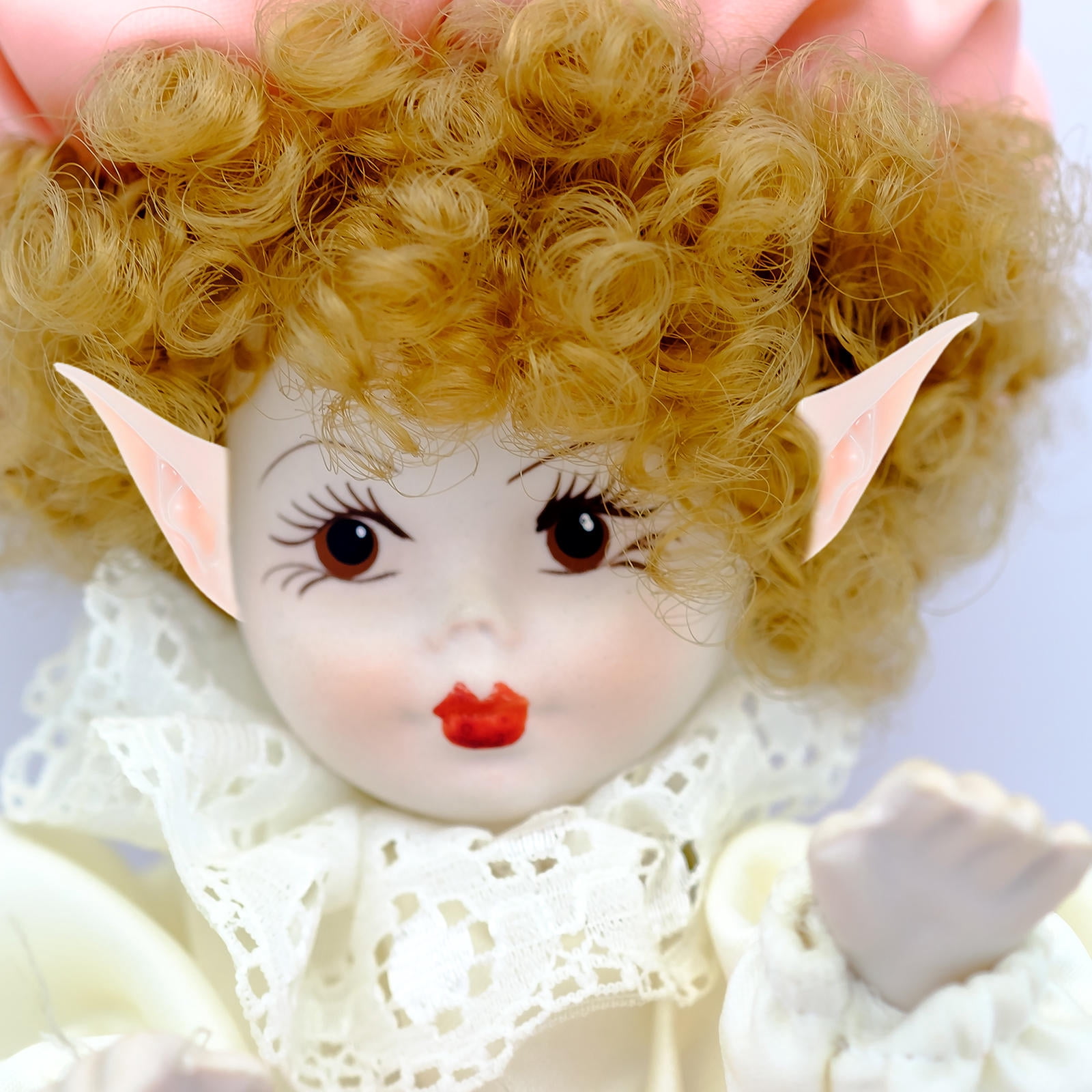 HEANUJJ 4 Pairs Doll Ear Craft Plastic Beige DIY Accessories for Doll ...