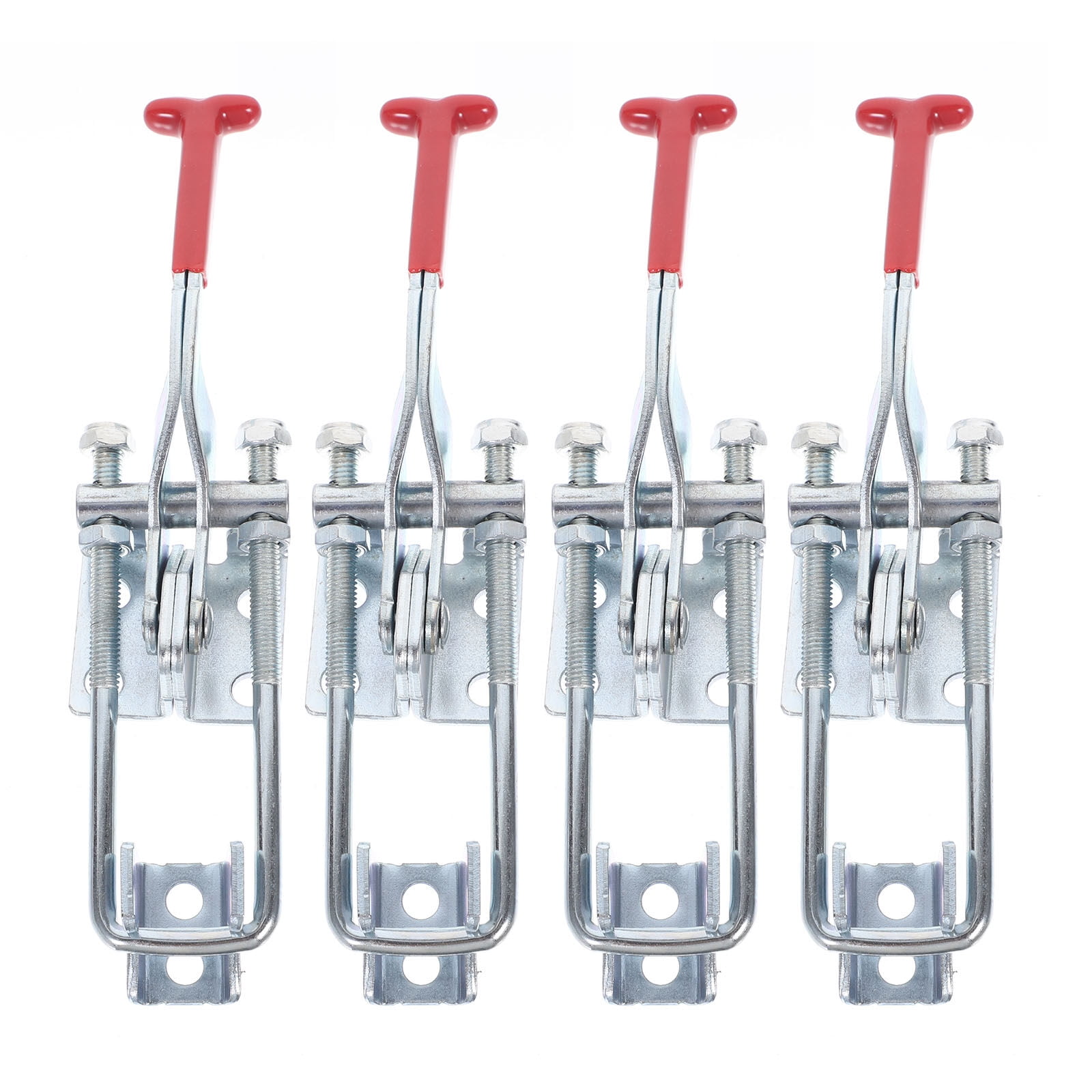 HEANUJJ 4Pcs Heavy Duty Adjustable Toggle Clamp Galvanized Iron for ...