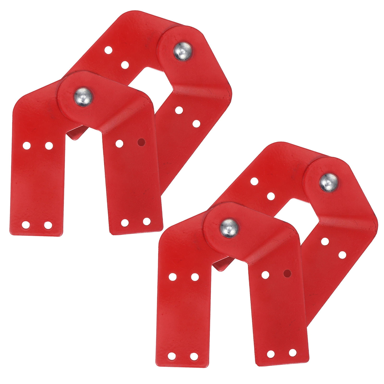 HEANUJJ 4Pcs Heavy Duty Folding Ladder Hinge Red Metal Attic Ladder Tie ...