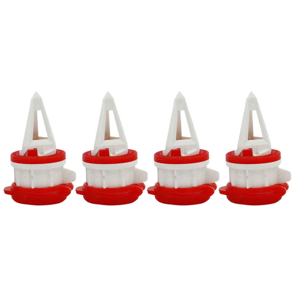 HEANUJJ 4Set Box Drinks Spout Pourer Red Square Abs Silicone Pouring ...