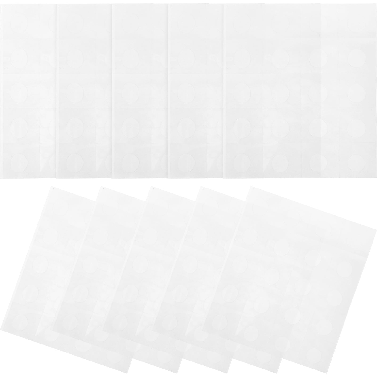 HEANUJJ Traceless Reusable Clear Adhesive Dots 50 Sheets Balloon Crafts ...