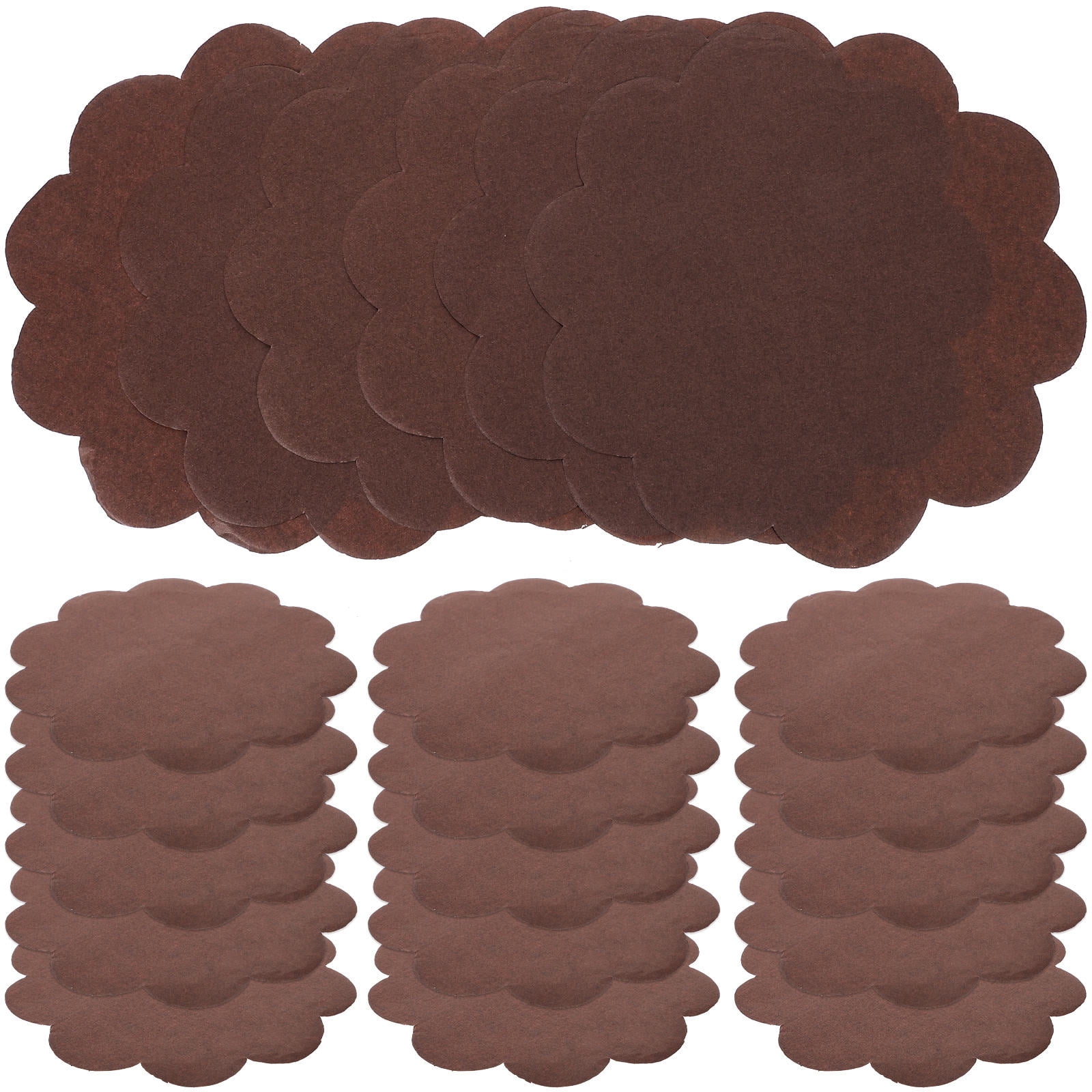 HEANUJJ 500Pcs Multiuse Greaseproof Sandwich Paper Coffee Color for ...