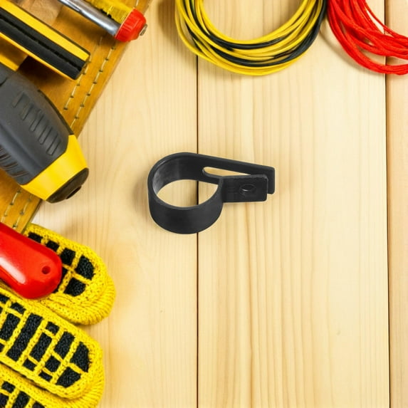 HEANUJJ Adjustable R-Shaped Plastic Cable Clips for Home, Black 500Pcs ...