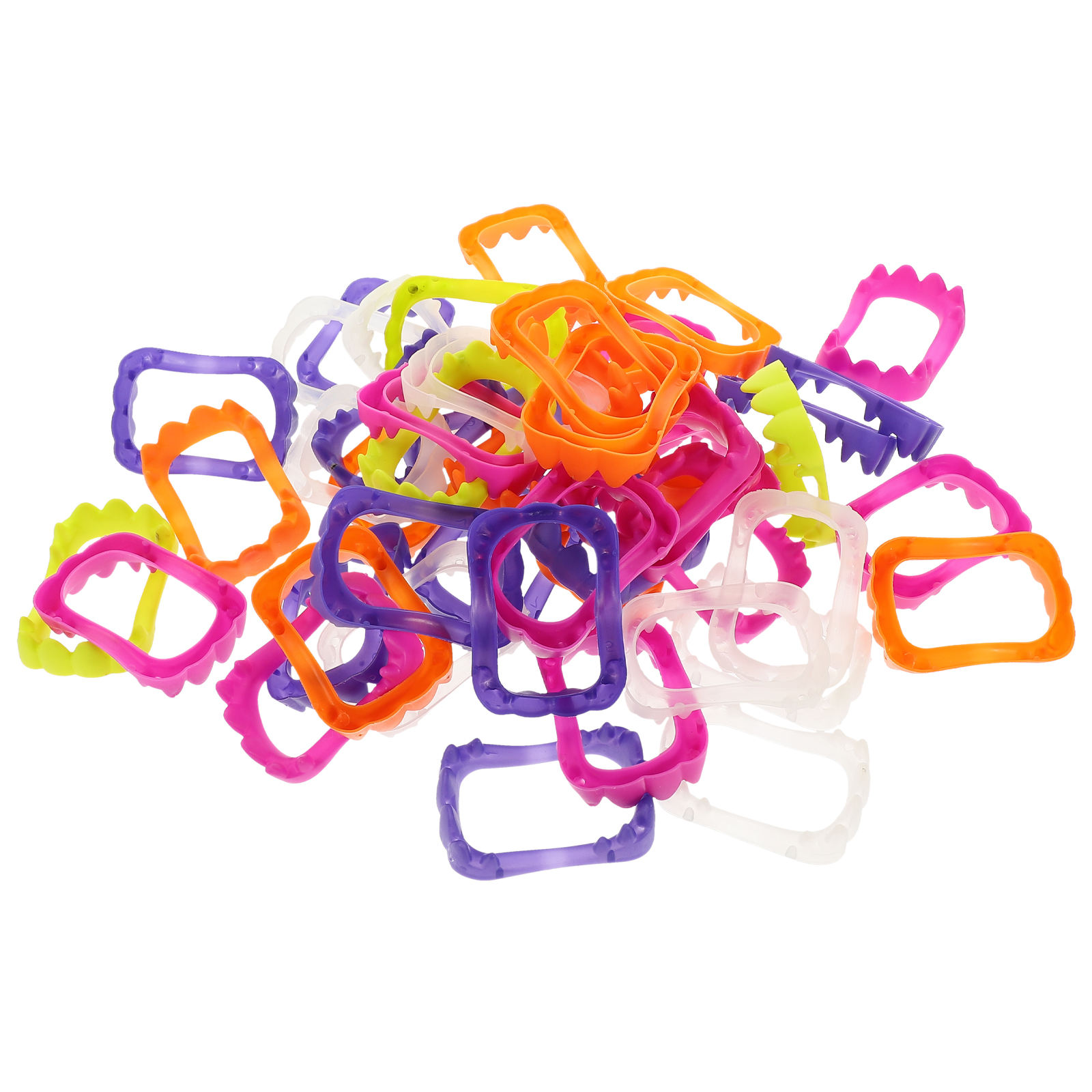 HEANUJJ 50PCS Teeth Paint Party Prop Assorted Color for Masquerades ...