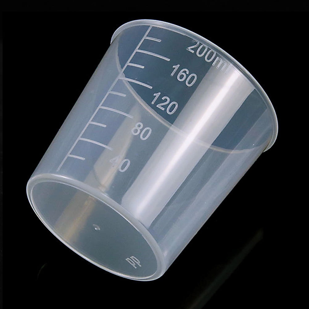 HEANUJJ Small Transparent Measuring Cups 50Pcs Accurate Reagent Pre ...