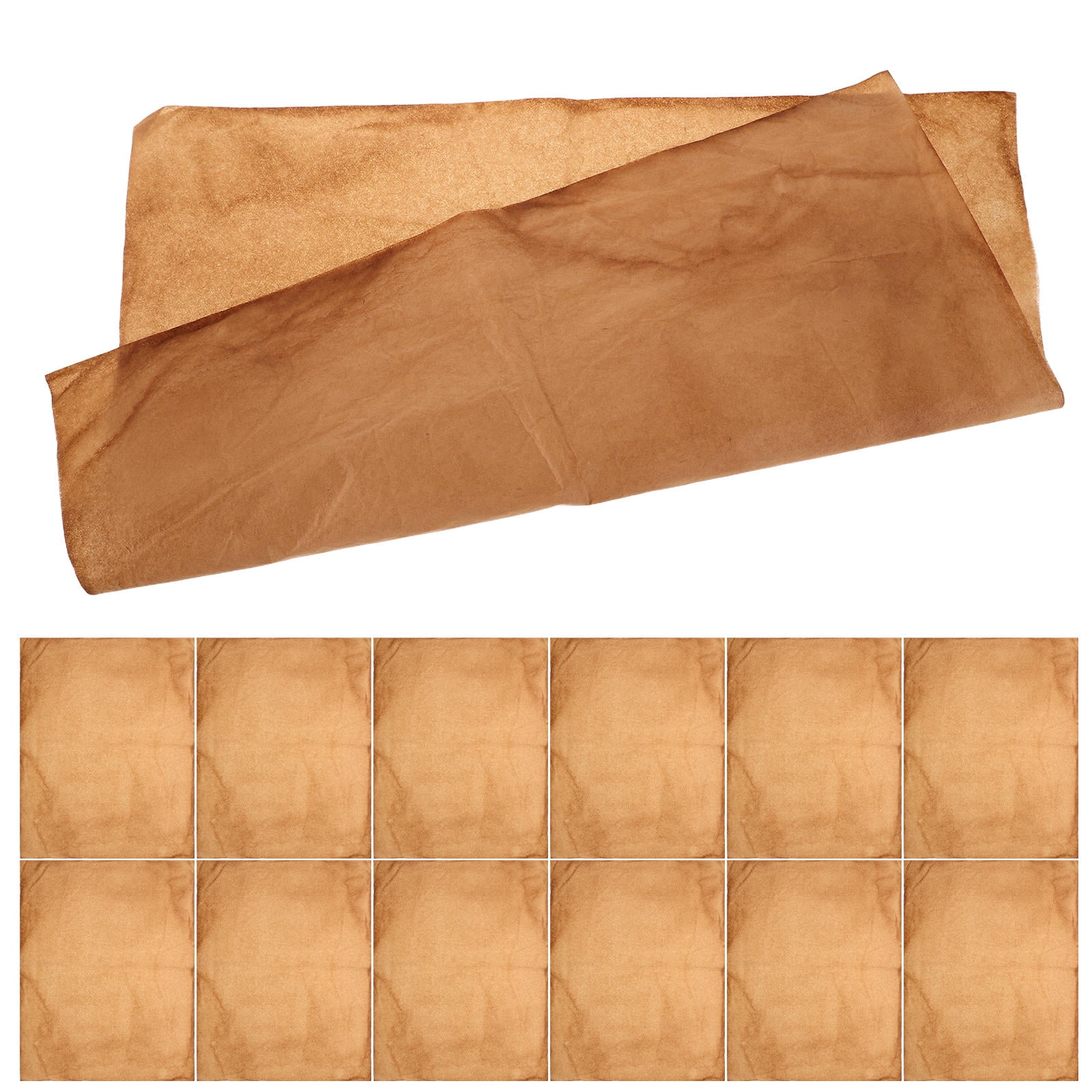 HEANUJJ Ancient Craft Paper Semi Raw Coffee 50Set - Walmart.com