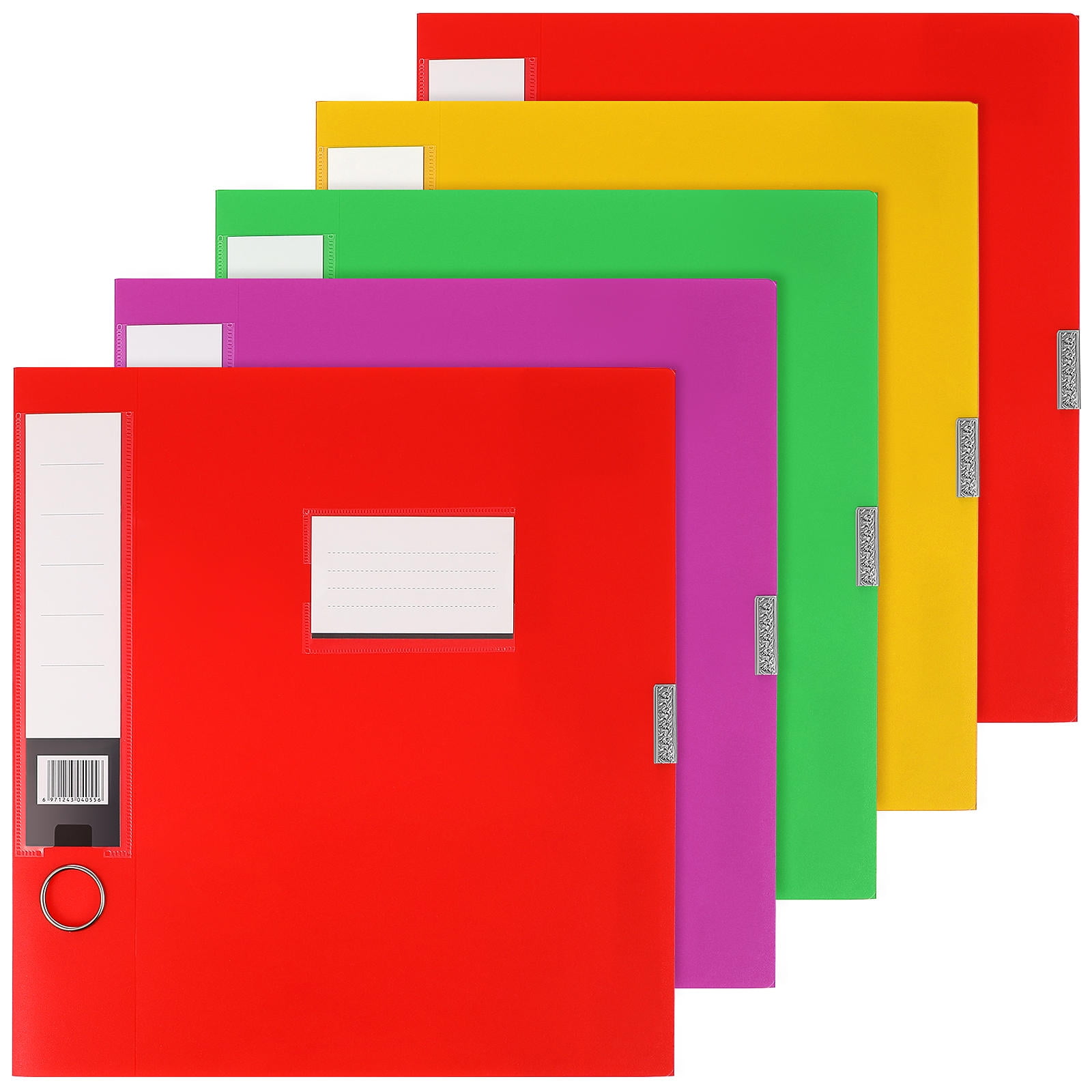 HEANUJJ 5 Pcs Assorted Color File Organizers for School and Office Use ...