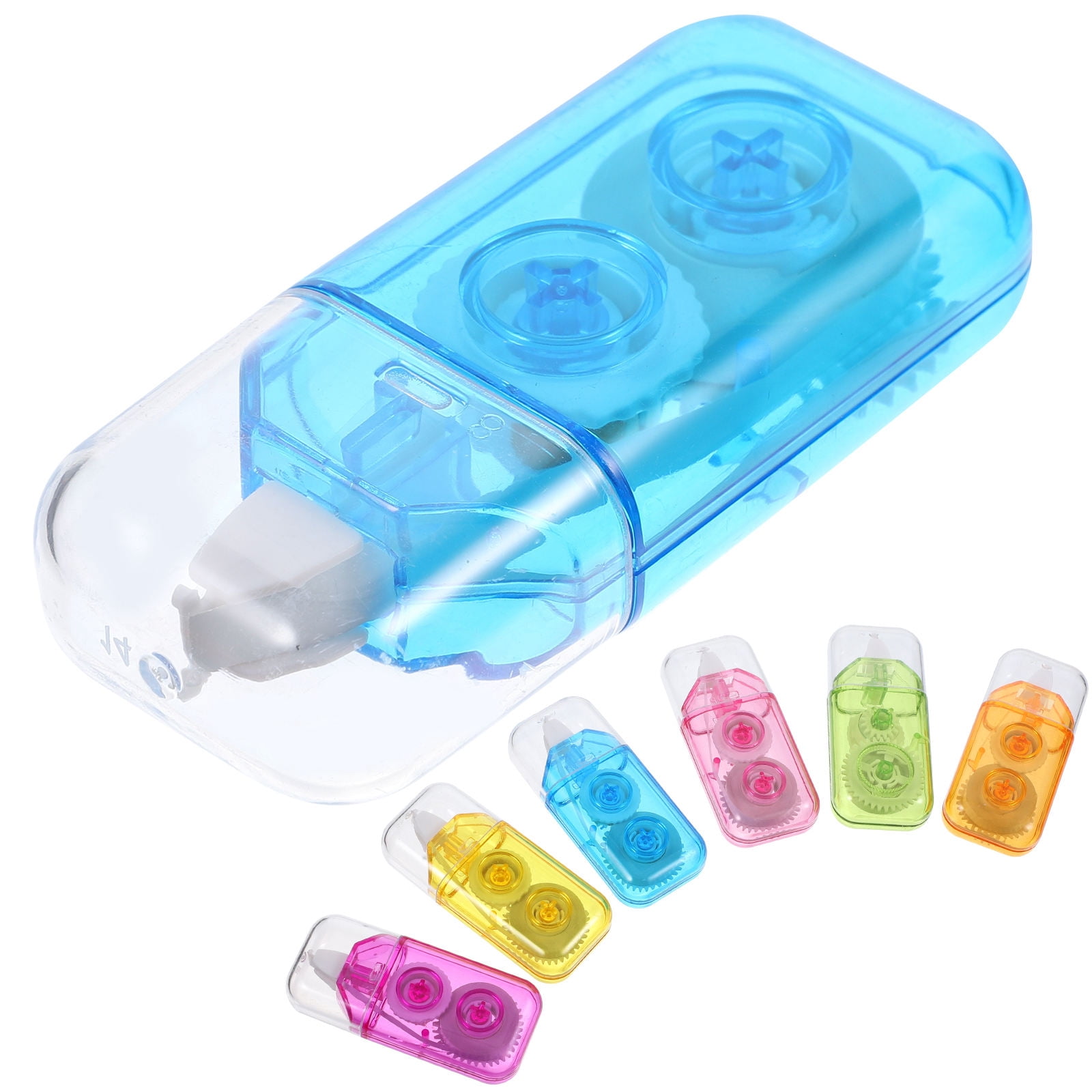 HEANUJJ 6Pcs Correct Tape Assorted Color Plastic Rewriting Capability ...