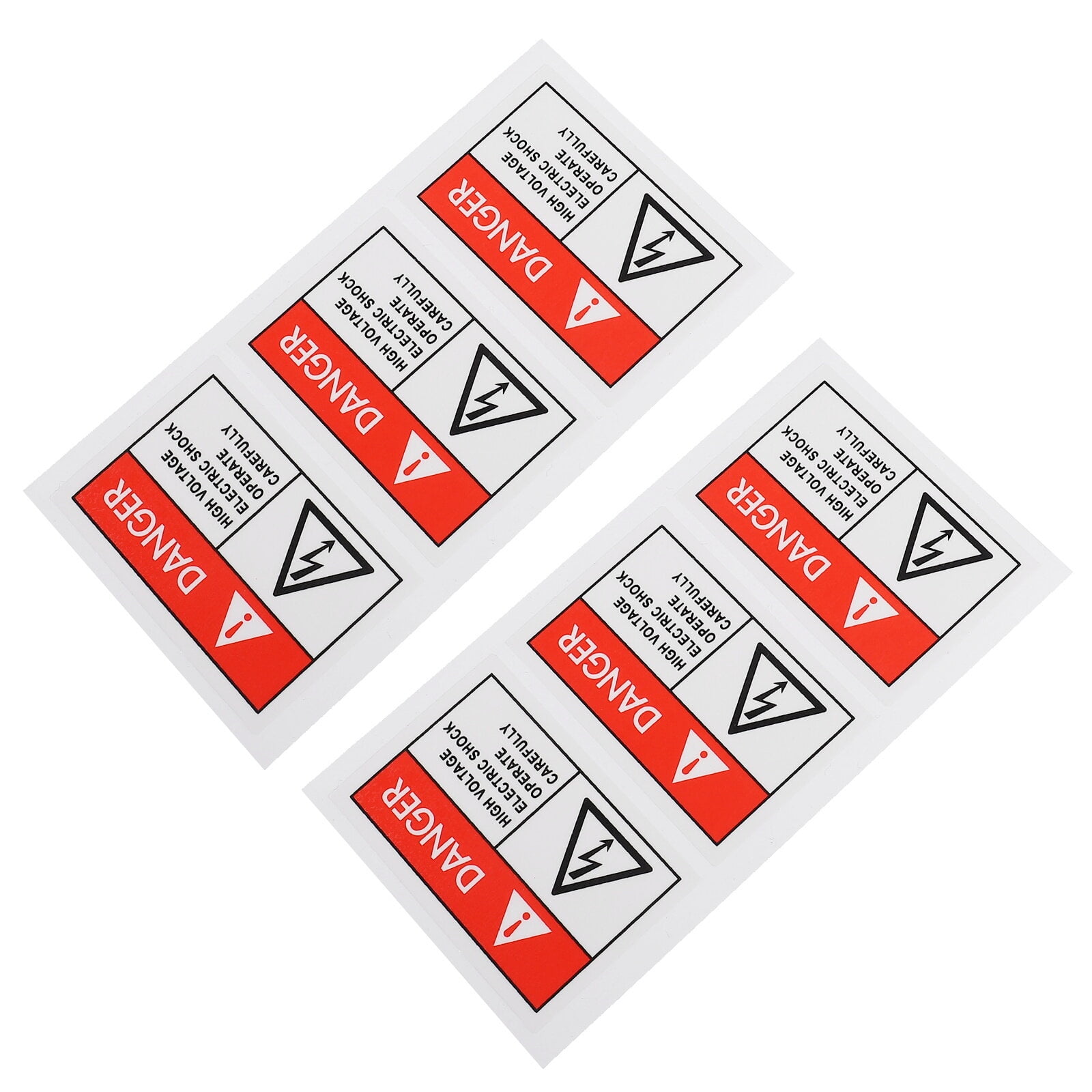 HEANUJJ Electric Shocks Warning Decals Easy to Paste Strong Adhesion PP ...