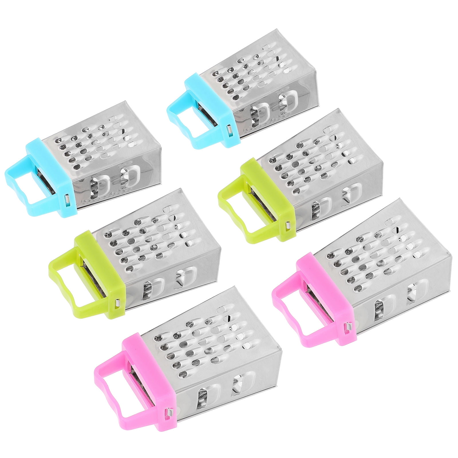 HEANUJJ Tools for Grating Ginger Mini Grater Box Plastic Slice 6Pcs ...