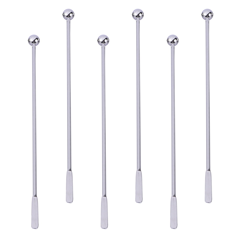 HEANUJJ Silver 304 Stainless Steel Beverage Rods for Cocktails, Iced ...