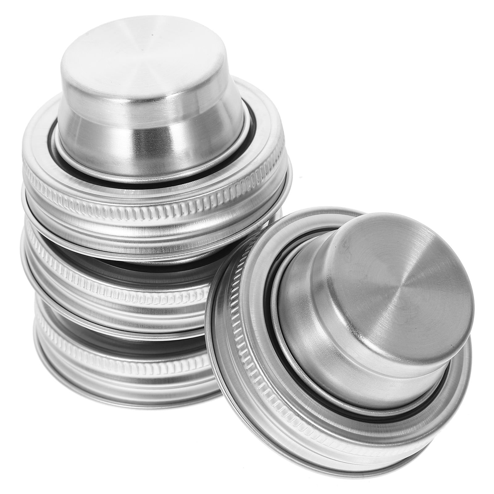 HEANUJJ 6Pcs Jar Shaker Lids for Bartenders with Shaking and Storage ...