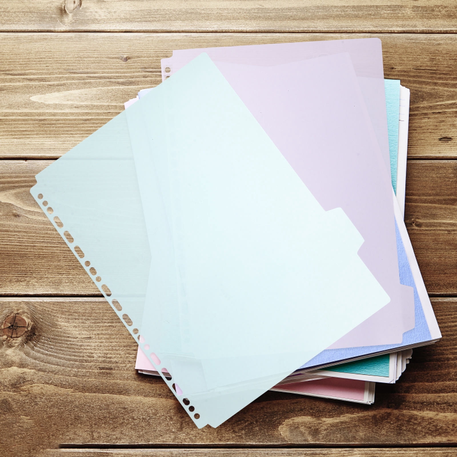 HEANUJJ 6Pcs File Dividers with Tabs for Versatile Use in Office ...