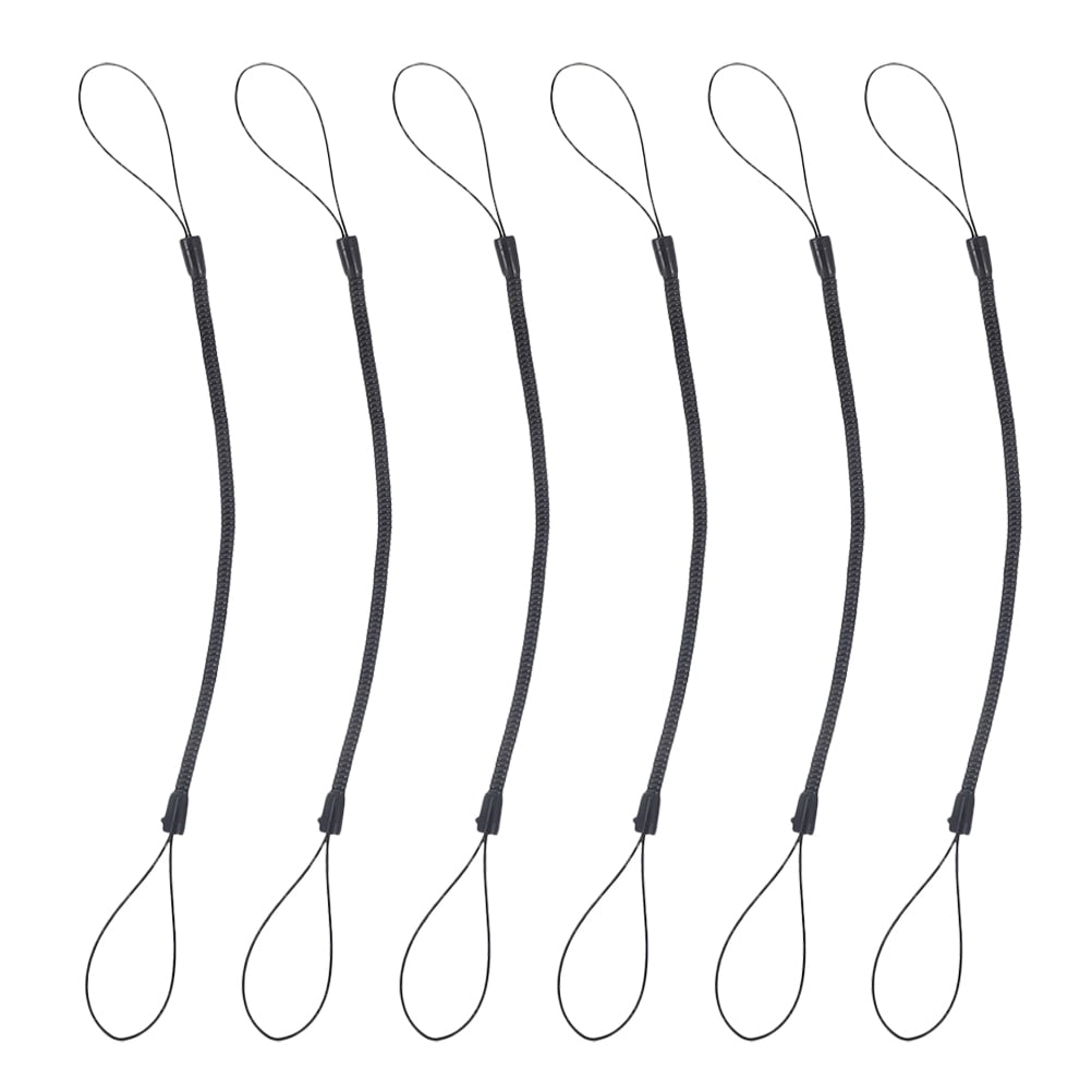 HEANUJJ Stylus Lanyard 6Pcs, Stylish Black, Spring Coil, Versatile ...