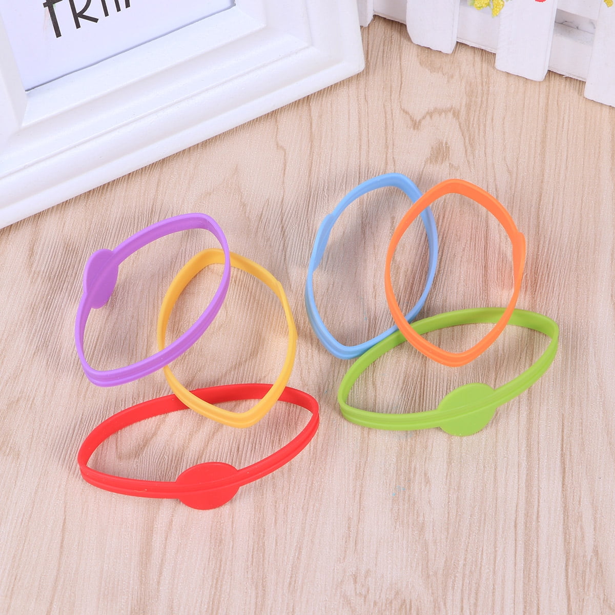 HEANUJJ 6pcs Clear Drinking Glass Markers Cup Identifiers Assorted ...