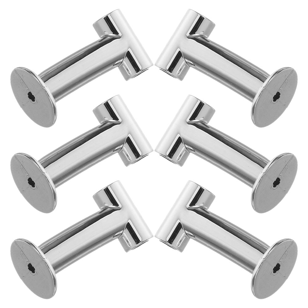 HEANUJJ shelf handrail adapter for supermarket Silver 6pcs - Walmart.com