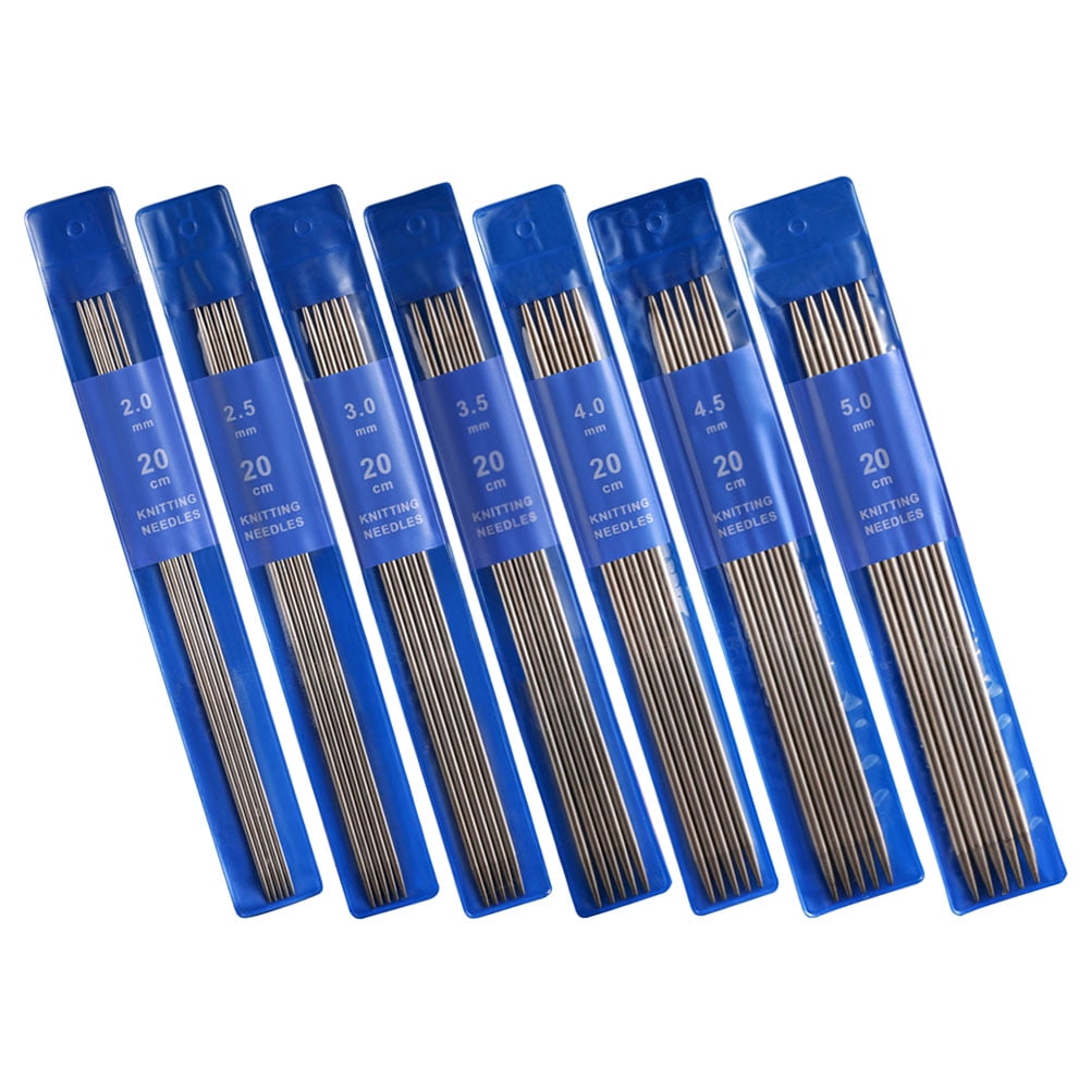 HEANUJJ 7 Sets Practical Design Blue Metal Knitting Accessories Kit ...