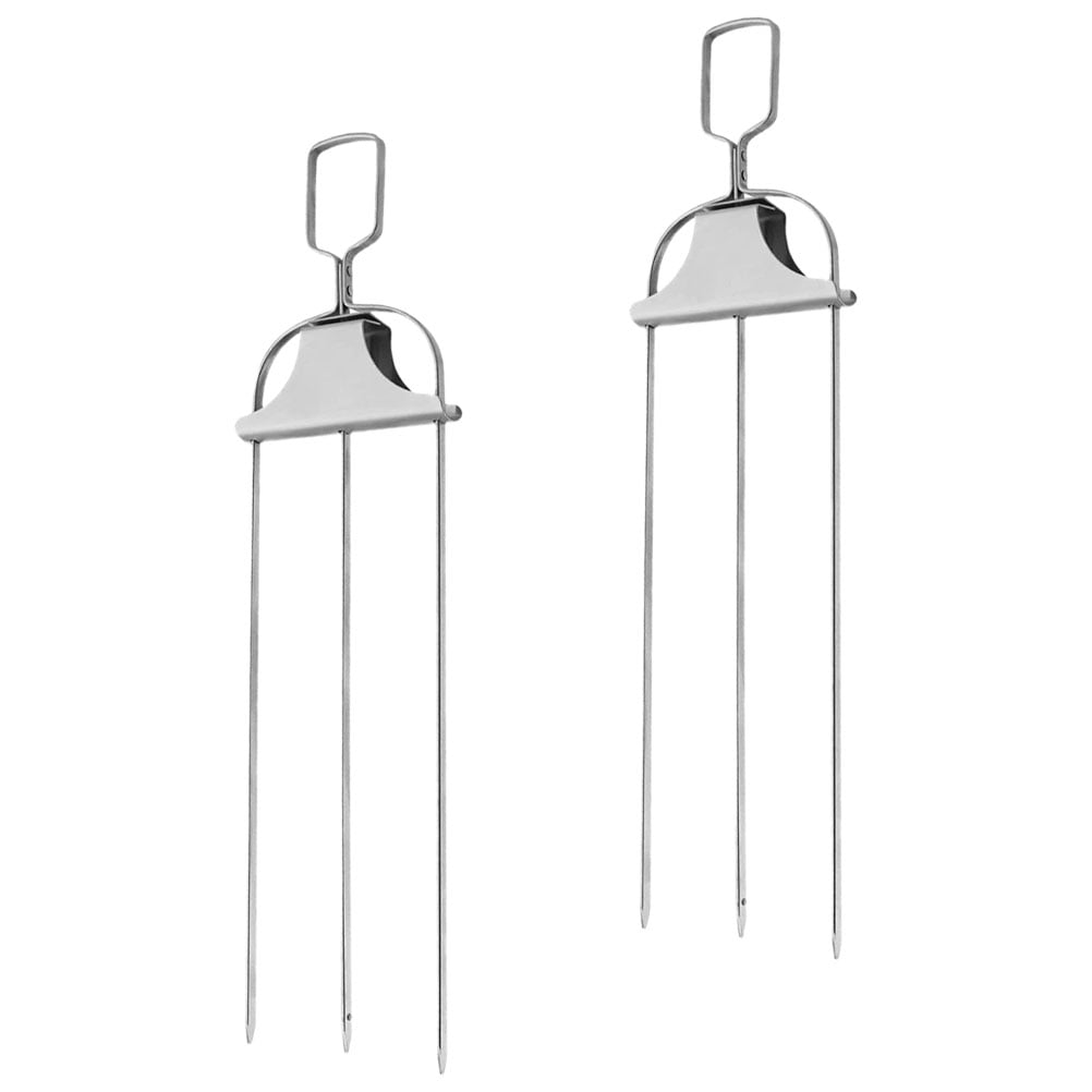 HEANUJJ 7Pack Meat Lifting Forks Bbq Forks with Ergonomic Design for ...