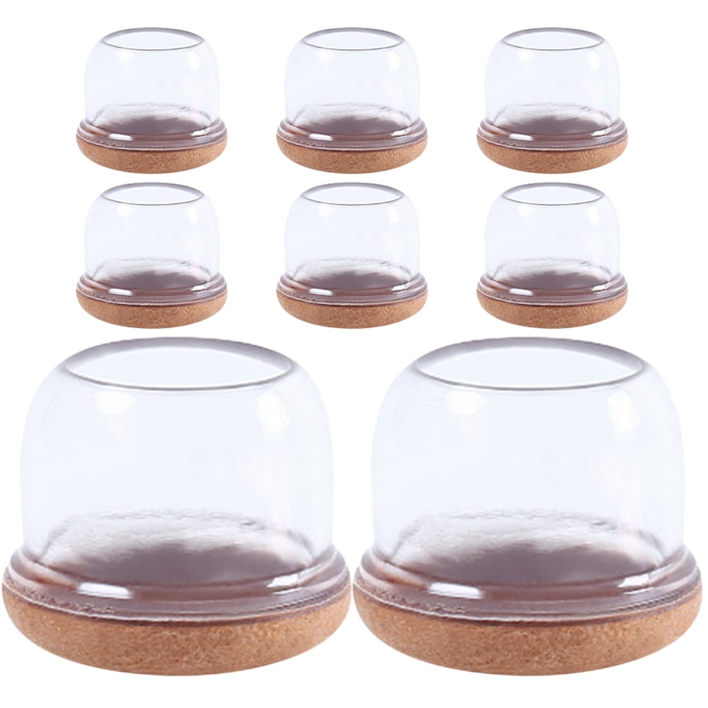HEANUJJ 8Pack Transparent Tpe Table Leg Protectors Furniture Foot Pads ...