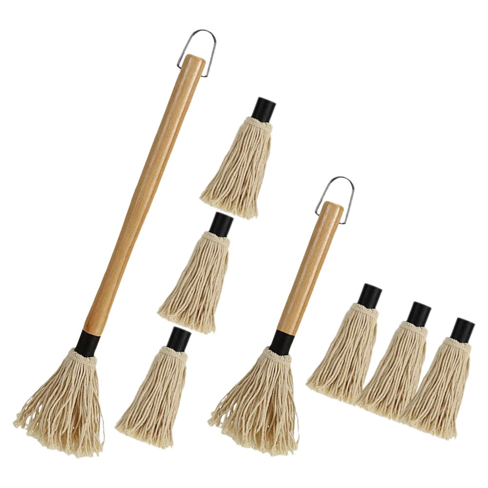 HEANUJJ 8pcs BBQ Basting Mop Assorted Color Oil Brushing Sauce Basting ...