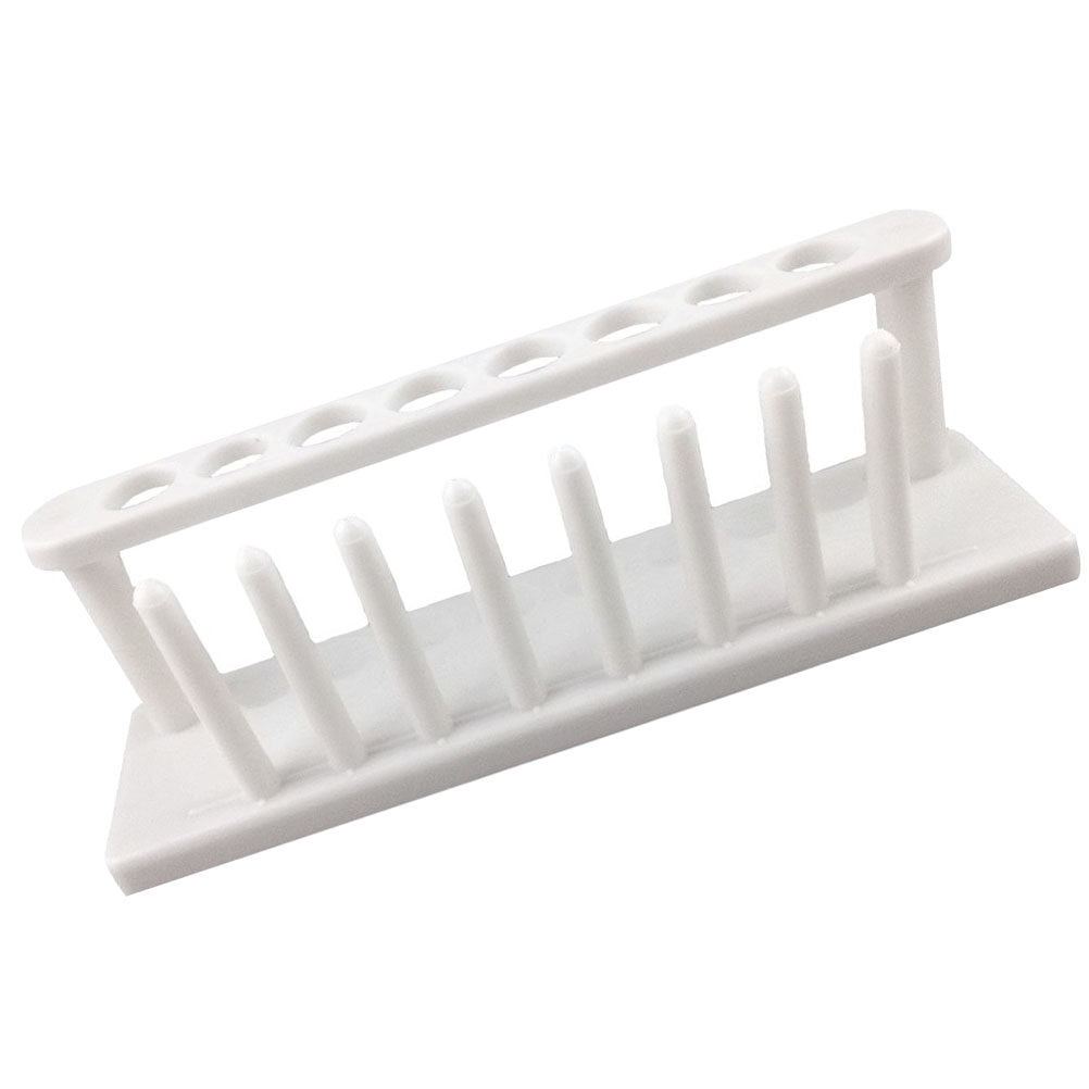 HEANUJJ Lab Tube Racks Plastic Storage Rack White Standard Design for ...