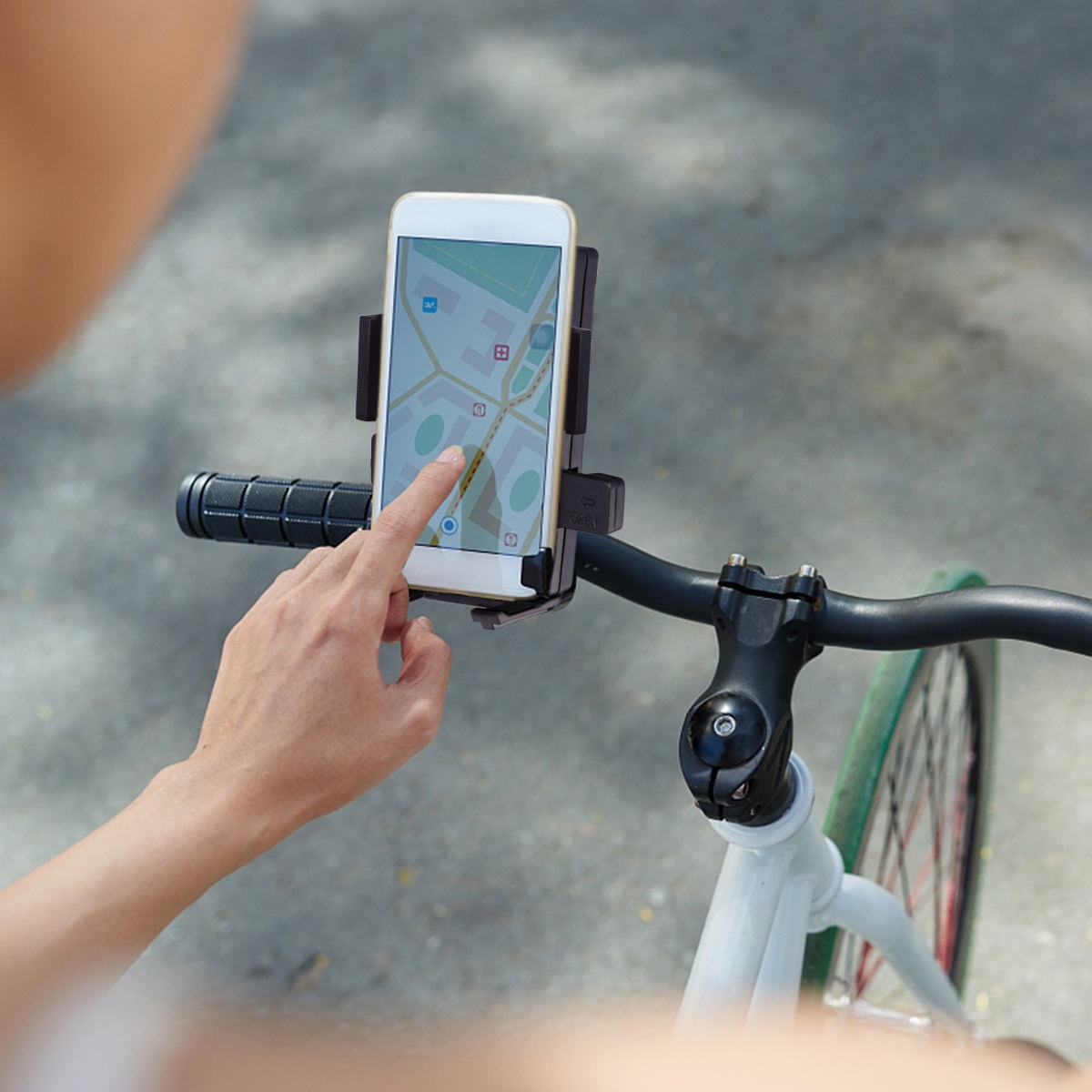 HEANUJJ Bike Phone Mount Cycling Accessories ABS 1Set - Walmart.com