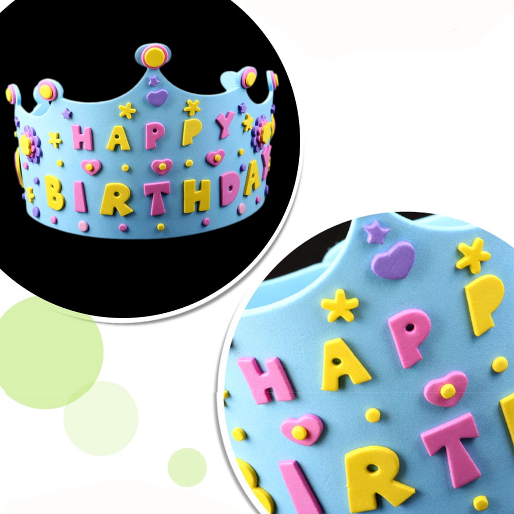 HEANUJJ Birthday Crown Hat Party Crowns for Children Birthday ...