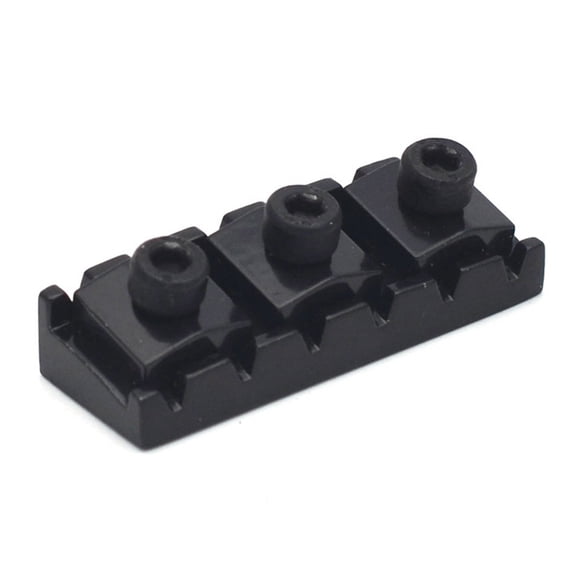 HEANUJJ Black Guitar Bridge Locking Nut with String Lock for Electric ...