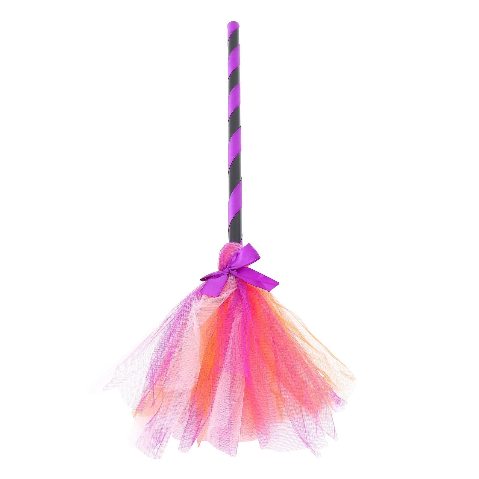 HEANUJJ Broom Decorations Purple Plastic Witch Broom for and Cosplay ...
