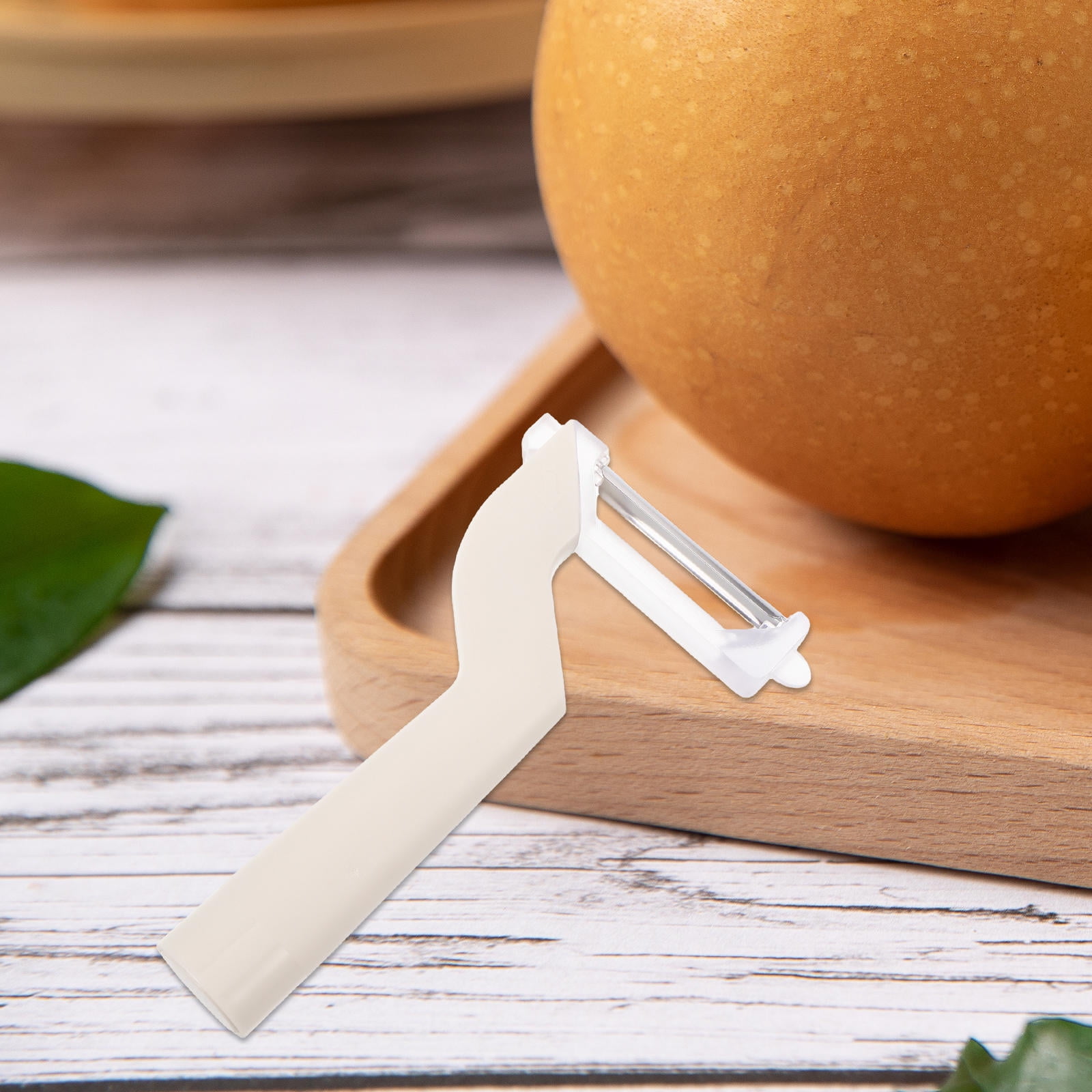 HEANUJJ White Stainless Steel Vegetable Peeler with Adjustable Design ...