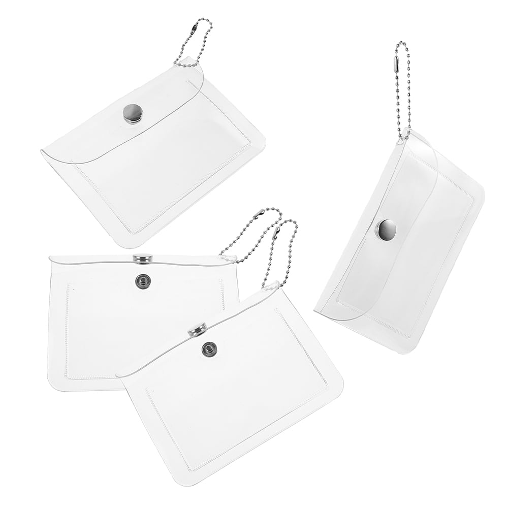 HEANUJJ Clear Travel Case PVC Lightweight Coin Pouch for Students and ...