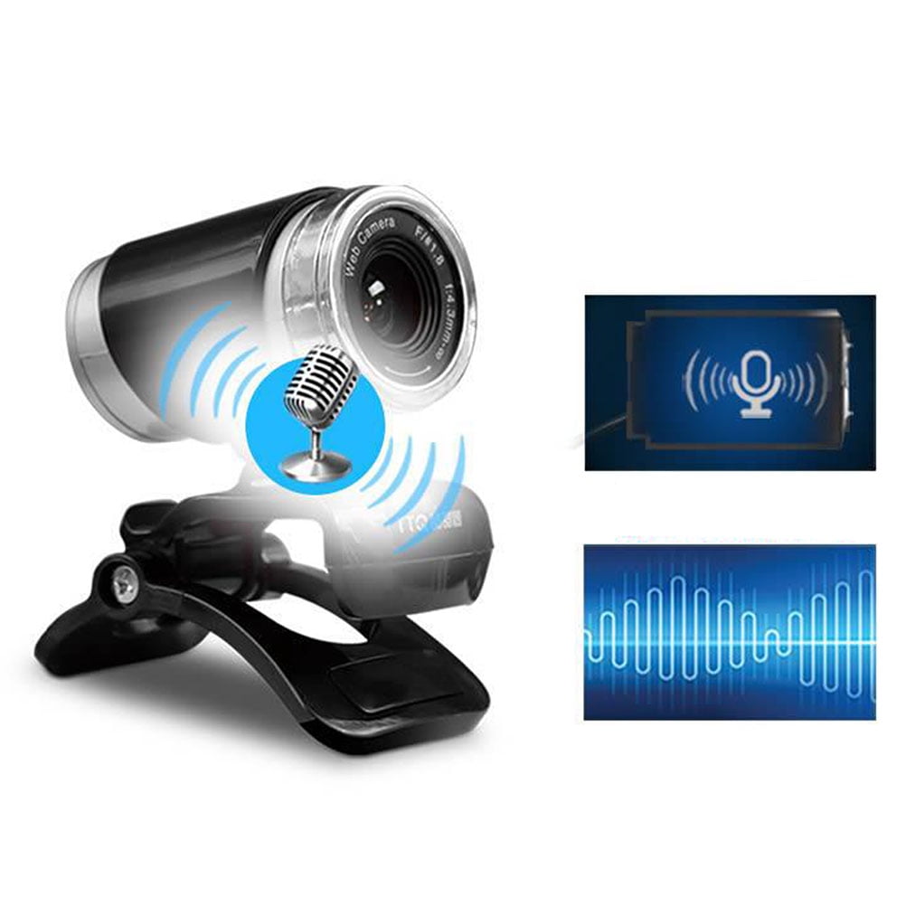 HEANUJJ USB 720p Webcam with Microphone and Clip for Computer Video ...