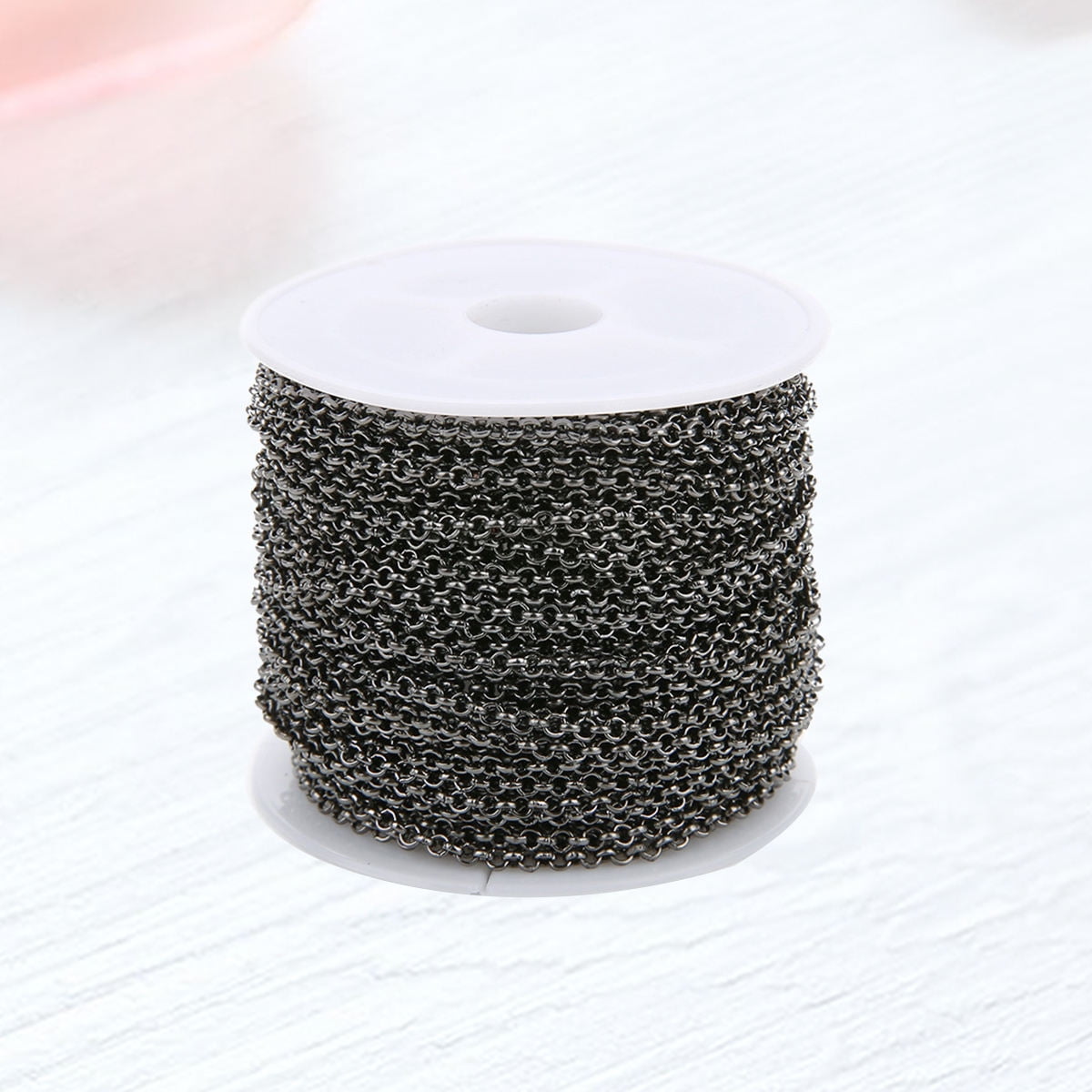 HEANUJJ Black O-Shaped Chains for Necklace Making, Jewellery Crafting ...