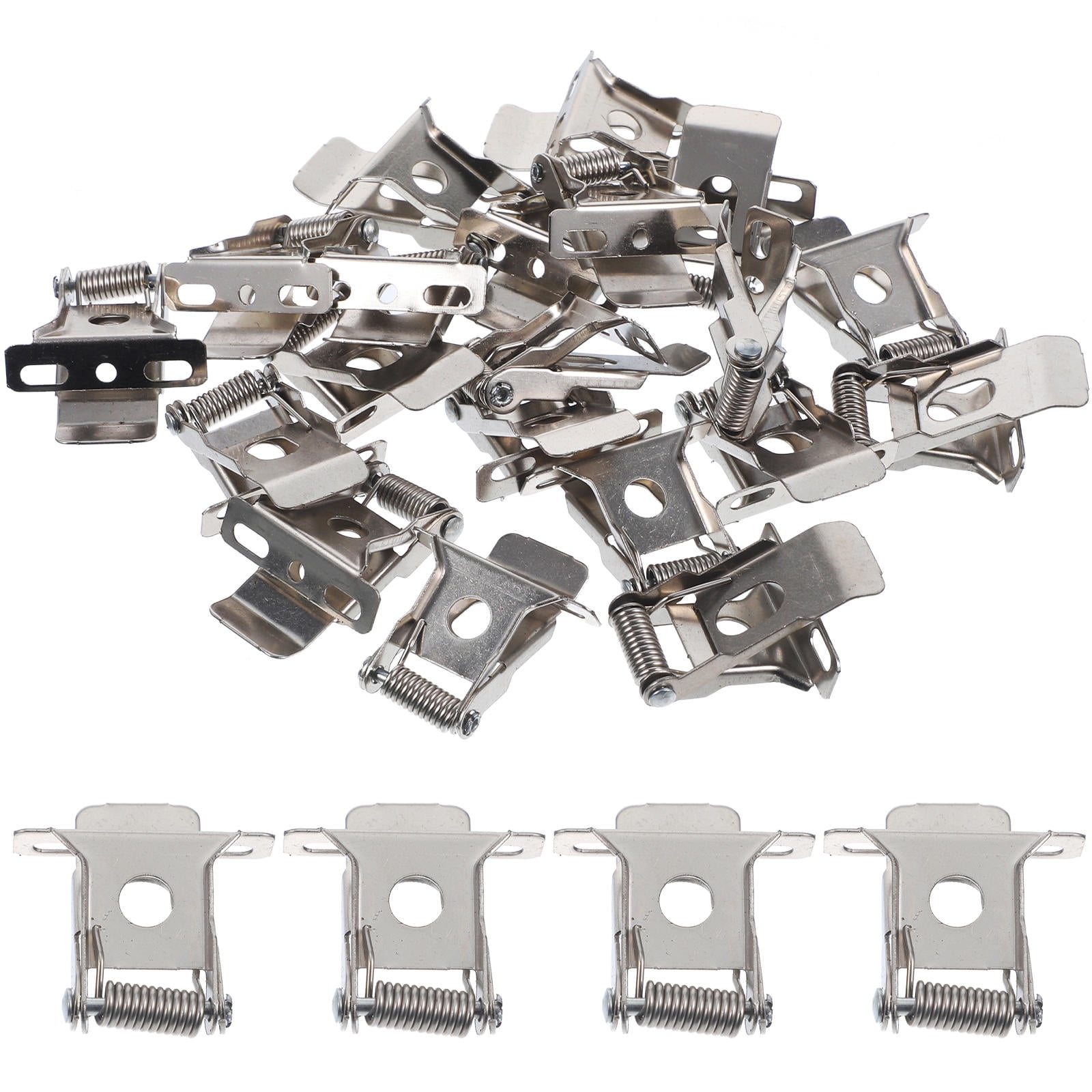 HEANUJJ 20pcs Iron Spring Clips for Home Lighting Installation ...