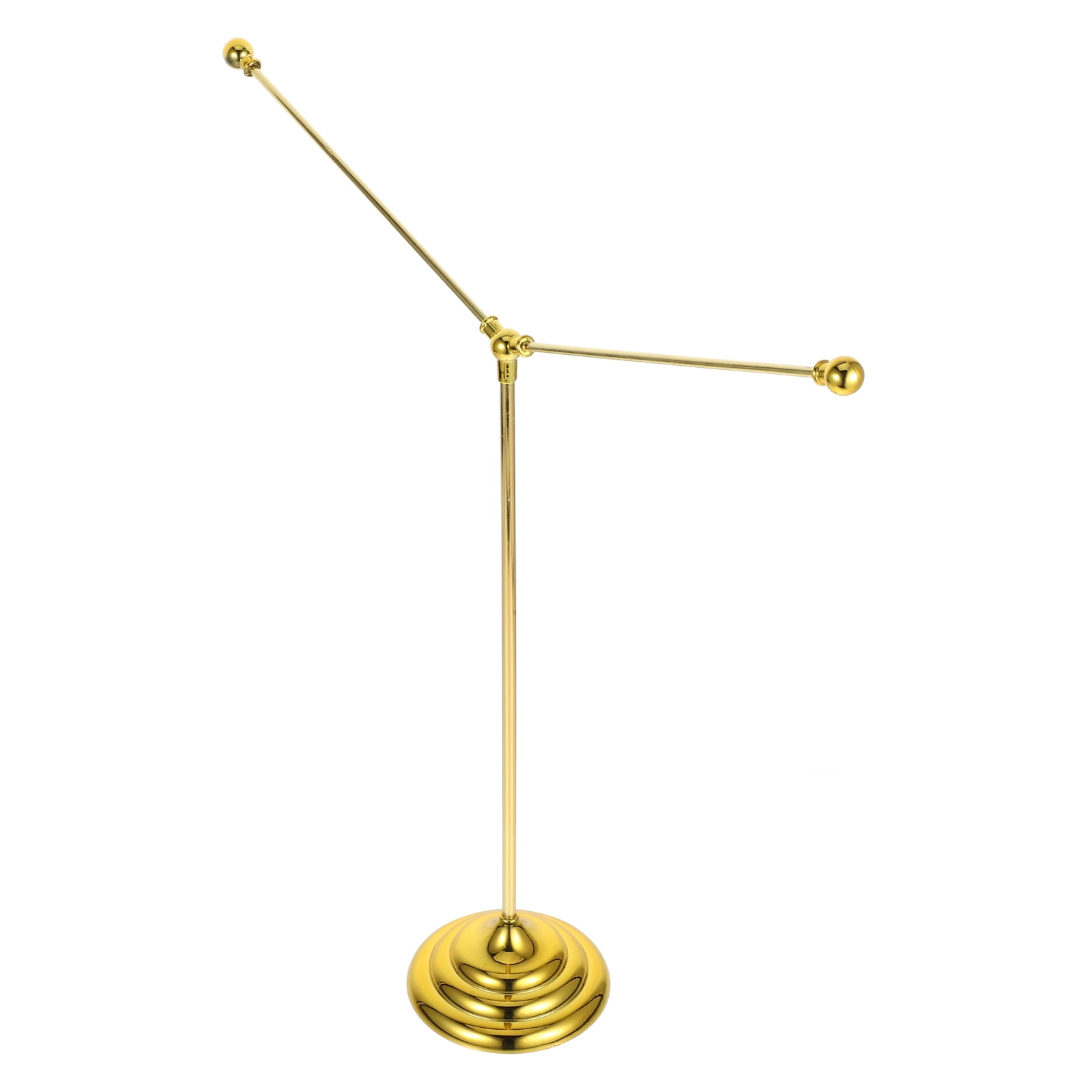 HEANUJJ Elegant Golden Indoor Flag Pole with Stable Base Metal Table ...