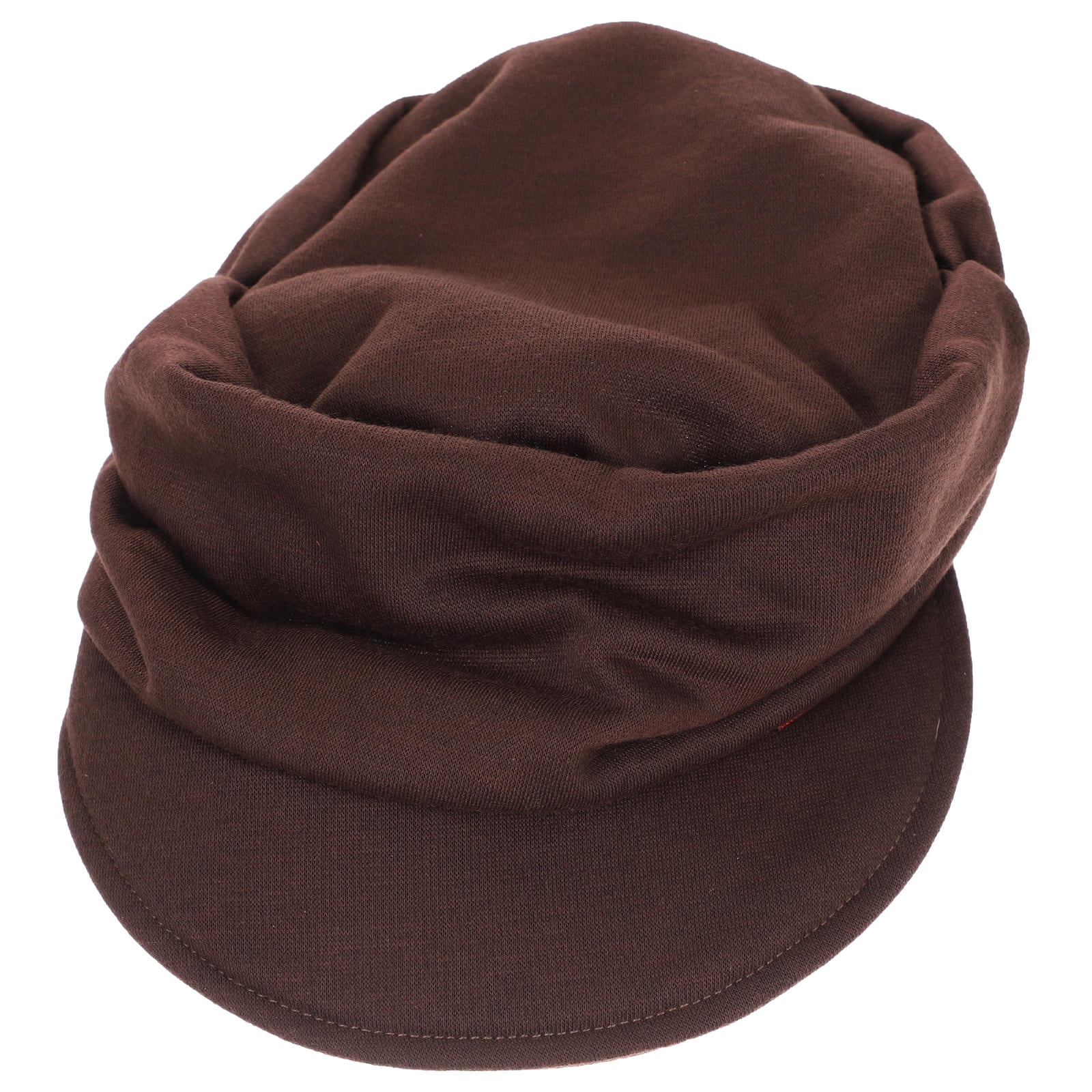 HEANUJJ Hat Woman Peaked Cap Red Brown Cloth Face Shape Modification 1 ...