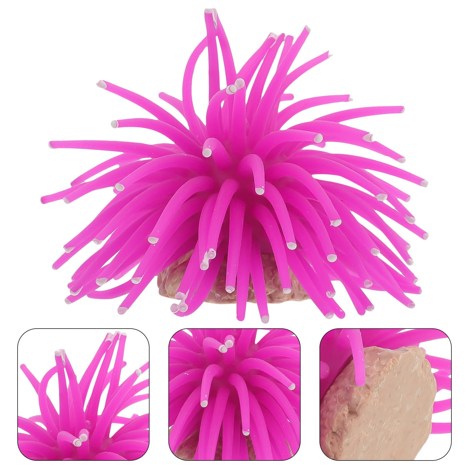 HEANUJJ Artificial Sea Urchin Aquarium Decor Round Hiding Spot for Fish ...