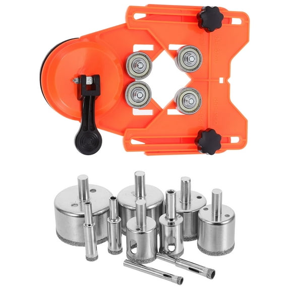 HEANUJJ Hole Drill Punch Positioner Drill Bits for Glass for ...