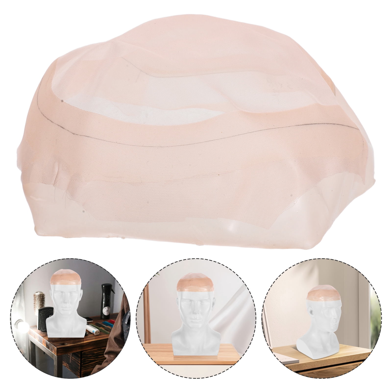 HEANUJJ Beige PU Mesh Hair Net - Durable, Breathable, and Secure for ...