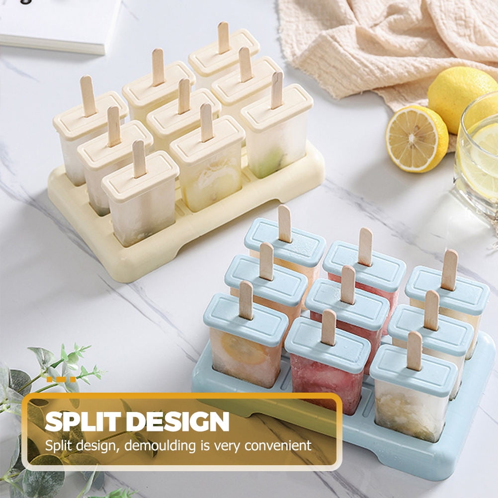 HEANUJJ Popsicle Maker Popsicle Mold PP Reusable Family Summer 1 Set ...