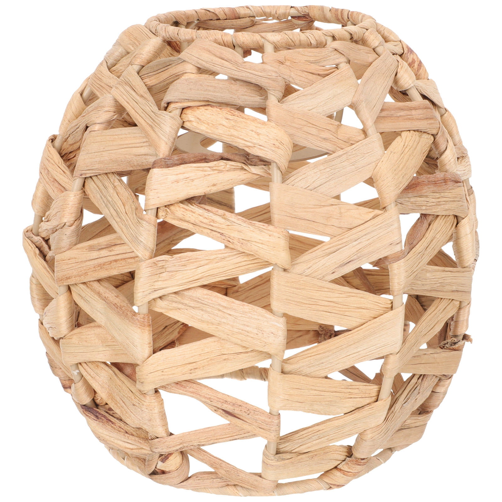 HEANUJJ Large Rattan Lamp Shade Beige Vintage Style Light Bulb from for ...