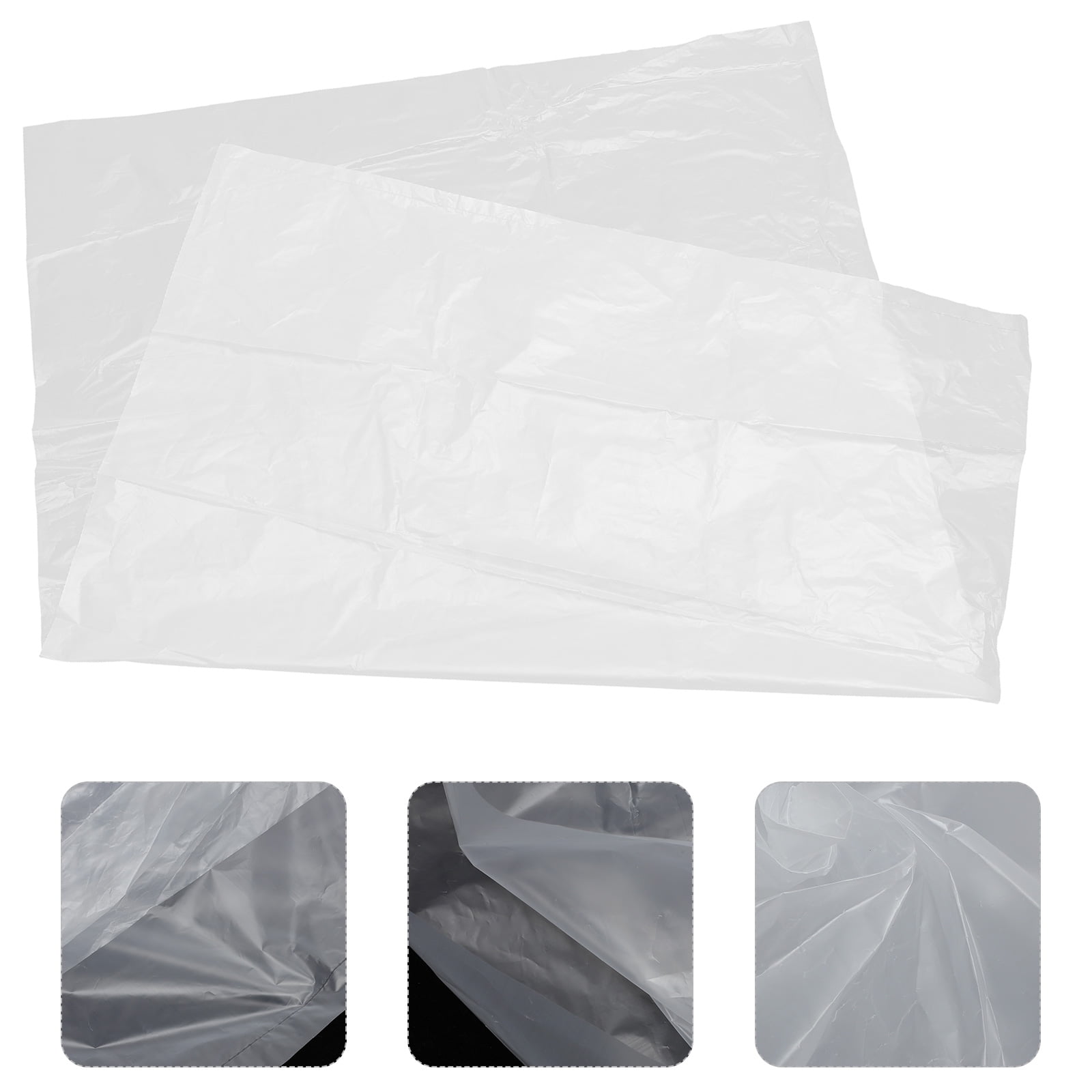 HEANUJJ Large Transparent Plastic Storage Bags for Bedding and Clothes ...