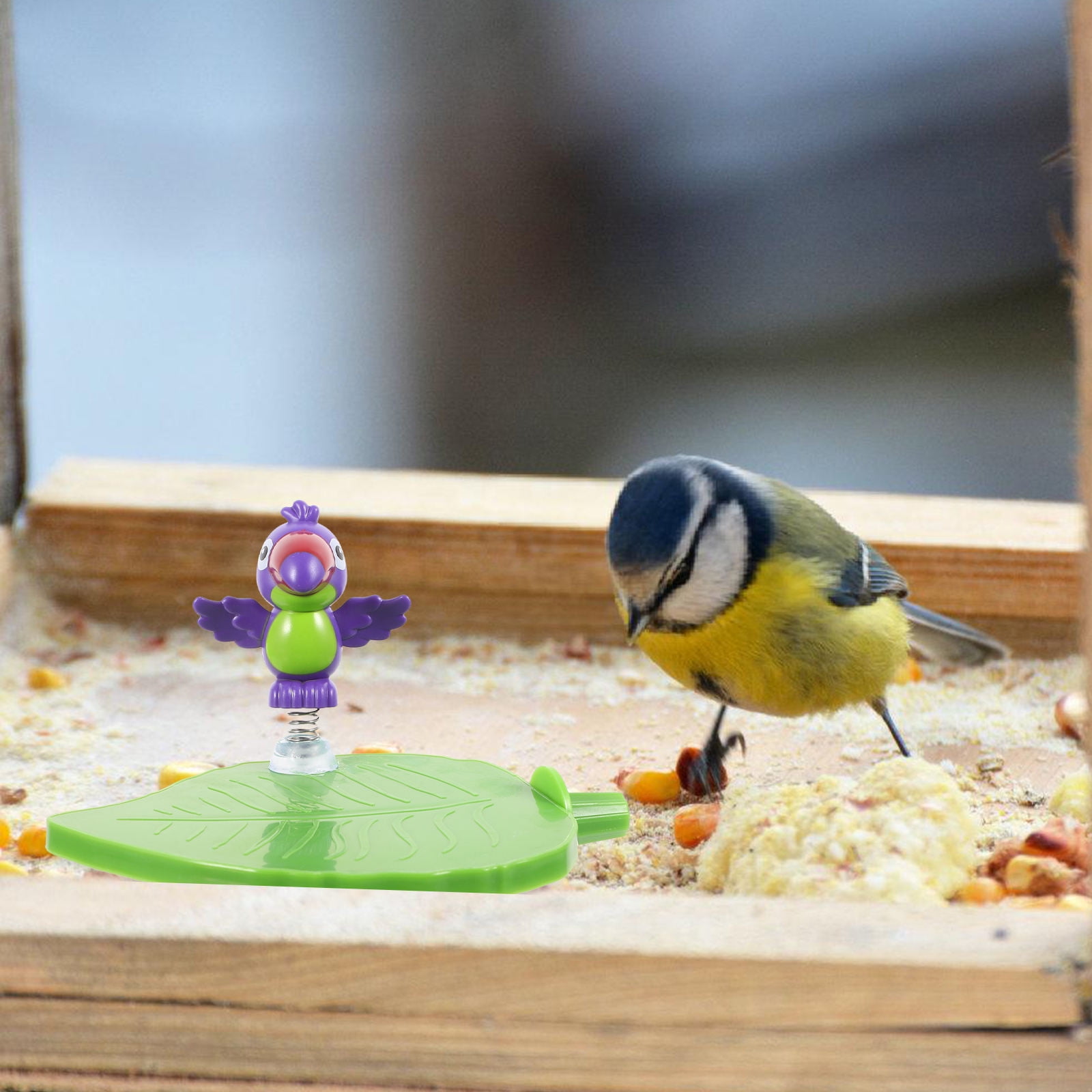 HEANUJJ Bird Perch Stand Leaf Shape Plastic Bird Cage Accessory for Pet ...