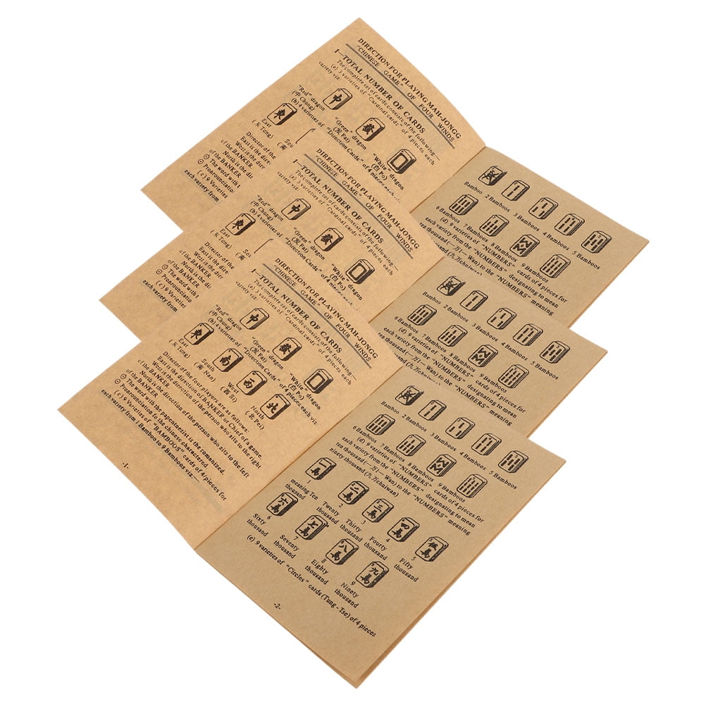 HEANUJJ Mahjong History Book For Advanced Players Cultural Enrichment ...