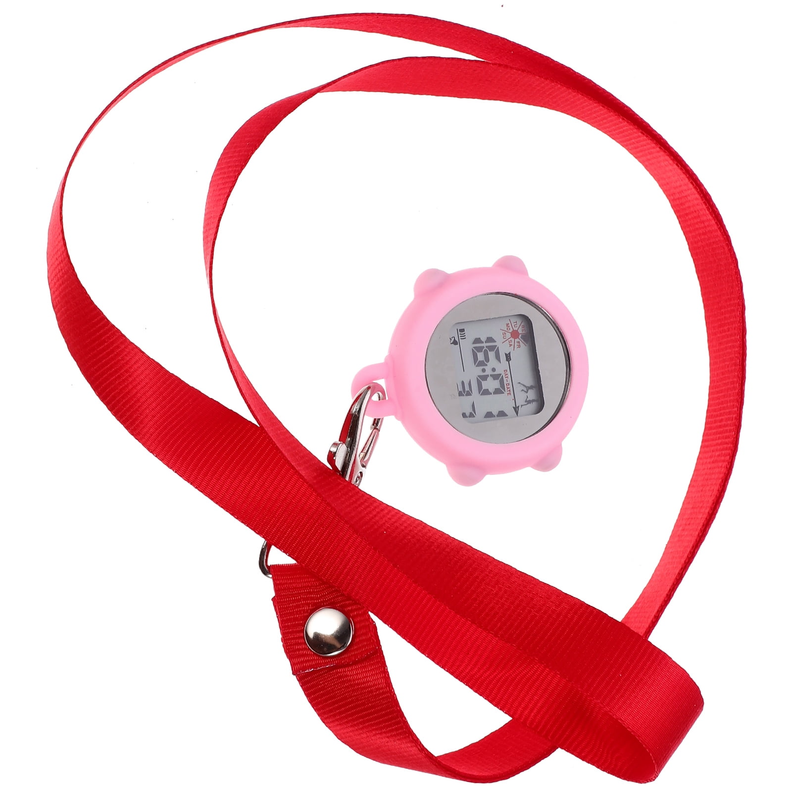 HEANUJJ Red Round Luminous Nurse Watch for Students with Timer 1Set ...